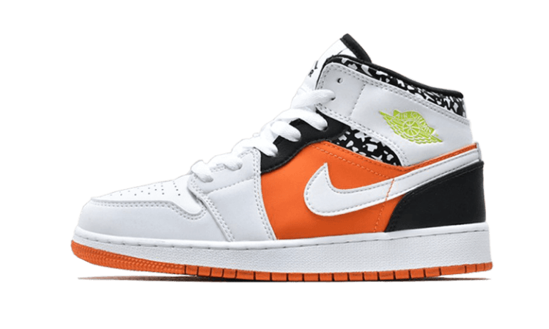 Air Jordan 1 Mid Composition Notebook 554725-870 - Footisking